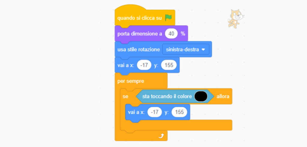 Scratch Giochi - Labirinto - tecnologiaduepuntozero.it